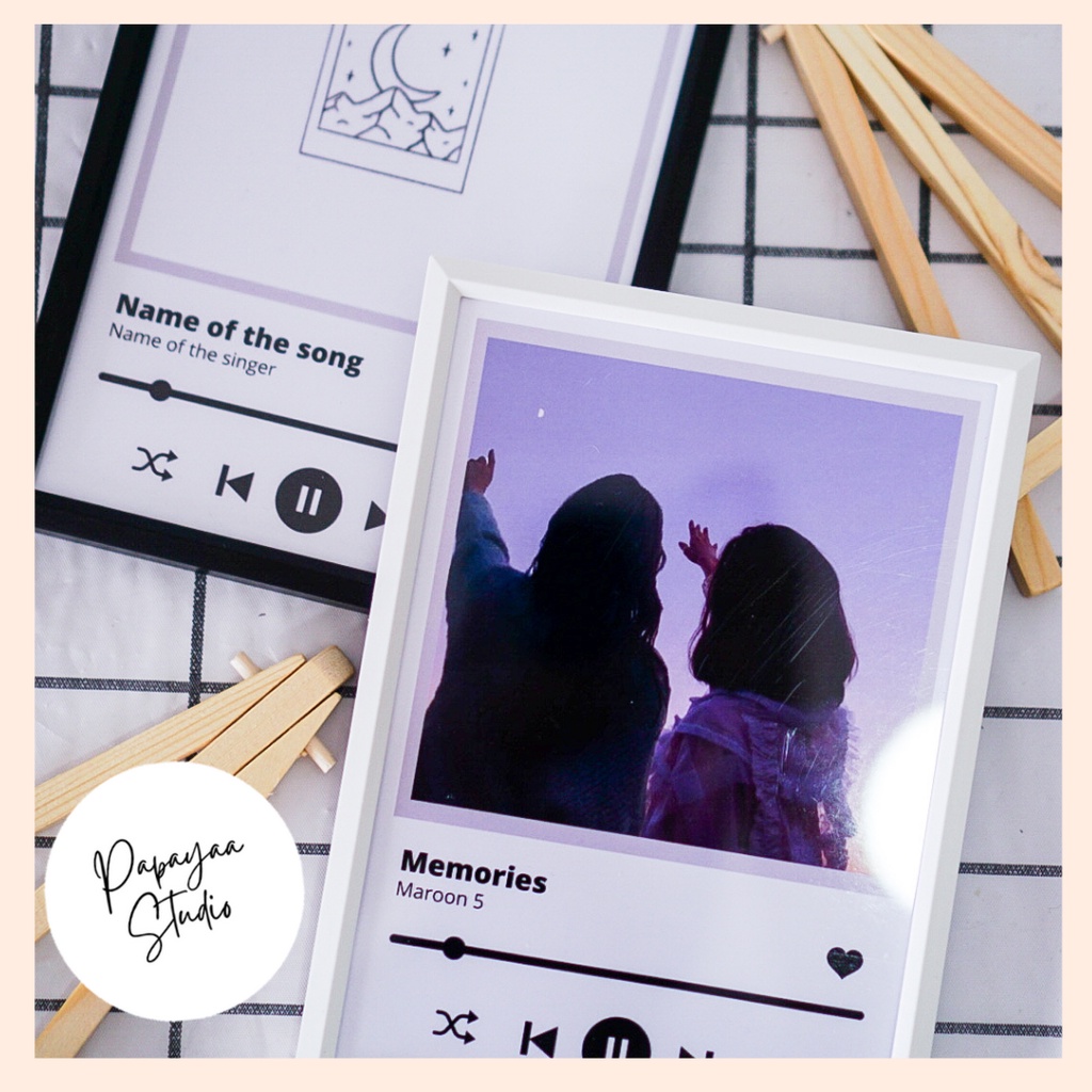 CUSTOMIZE SP0TlFY PHOTO FRAME GIFT BOX WITH WOODEN STAND (NO SP0TlFY ...