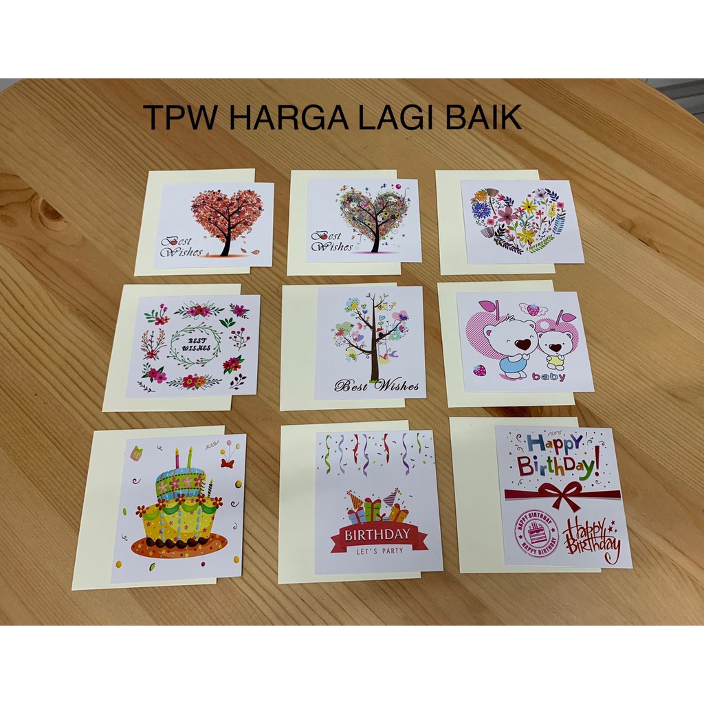 Greeting Card , Kad Ucapan Happy Birthday, Best Wishes, New Baby, Thank ...