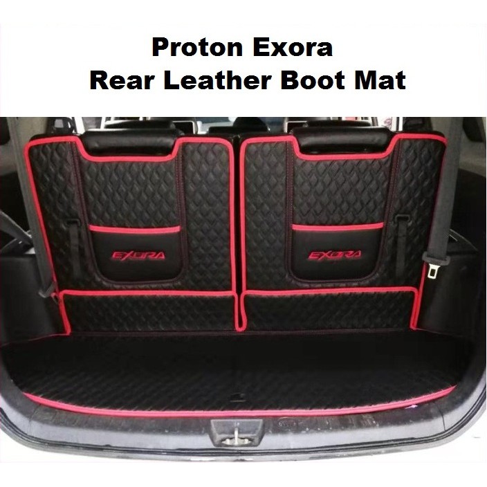 Proton Exora 2009-2025 6D Leather Rear Boot Cargo Car Floor Mats Trunk ...