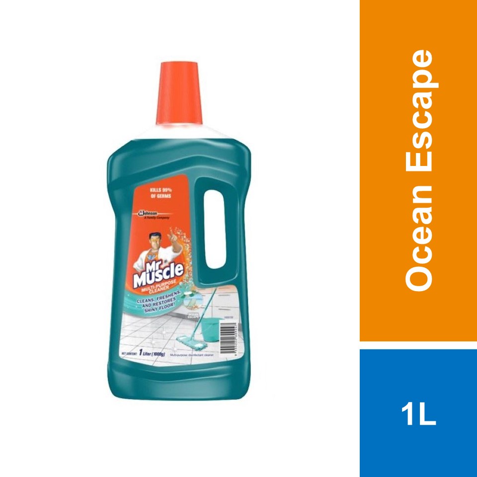 Mr Muscle Floor Cleaner Ocean Escape 1L | Shopee Malaysia