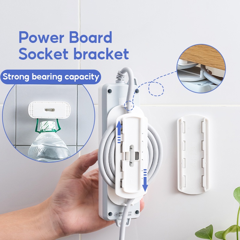 Self-Adhesive Wall-mounted Non-Punch Plug Socket,Power Extension Power ...