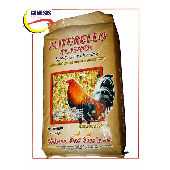 Naturello Slasher Conditioner Sack - Gamefowl feeds ( 25 kg ) | Shopee ...