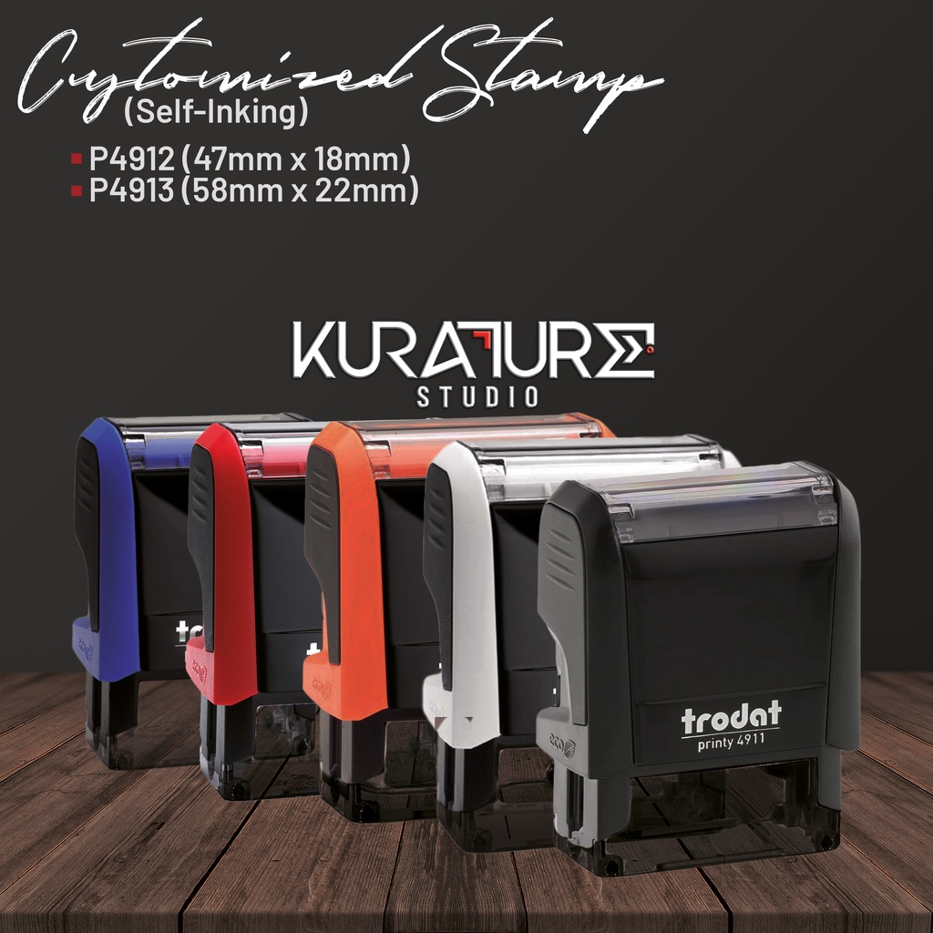 RUBBER STAMP COP | COP SYARIKAT | COP KERAJAAN | CUSTOM CHOP (47mm x ...