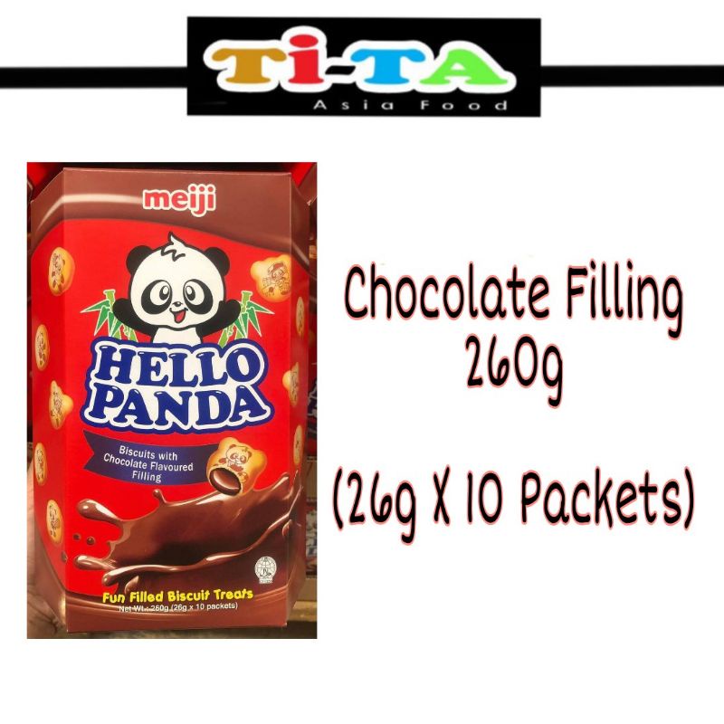Tita Meiji Hello Panda Biscuit Filling (26g X 10 Packets) | Shopee Malaysia