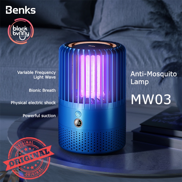 Benks MW03 USB Charging LED Digital Screen Mosquito Killer Lamp | Shopee Malaysia