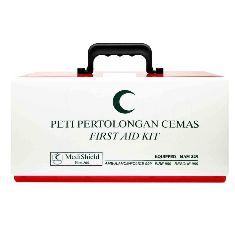 MEDISHIELD EQUIPPED ABS FIRST AID KIT (MAM 329) M (EXP:03/2027 ...