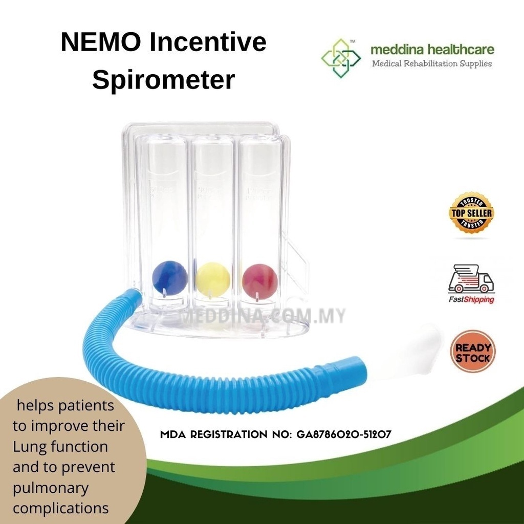 MEDDINA NEMO Incentive Spirometer | Shopee Malaysia