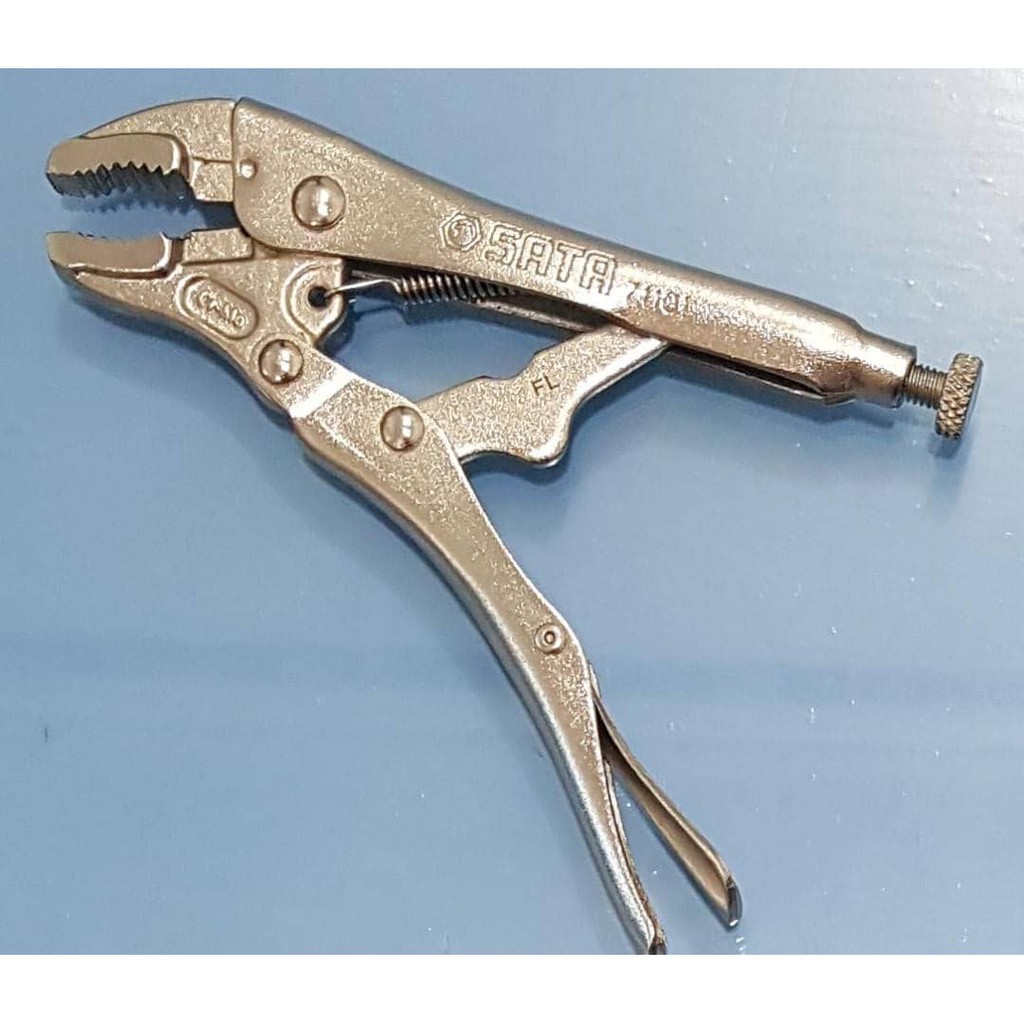 SATA 71101 71102 71103 CURVED JAW LOCKING PLIER GRIP PLIER 5" 7" 10 ...