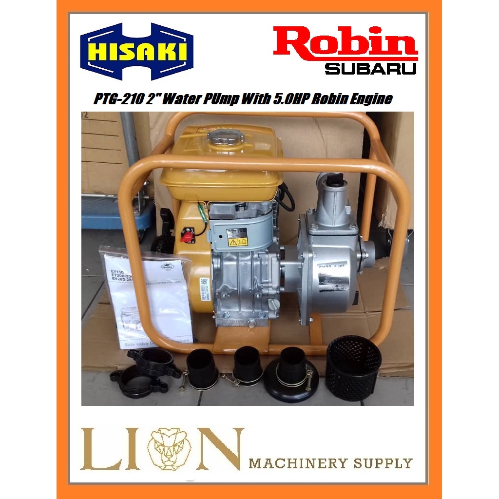 ROBIN 5HP EY20 Engine with Hisaki 2" Self Priming Pump | Shopee Malaysia