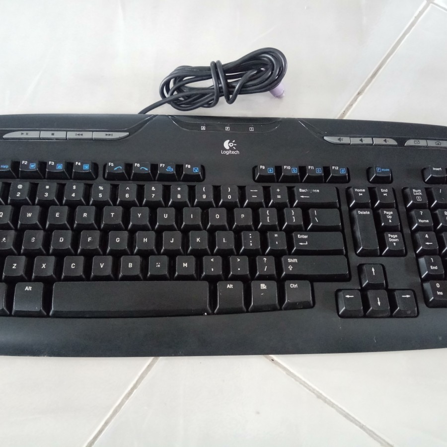 Logitech Multimedia Keyboard | Shopee Malaysia