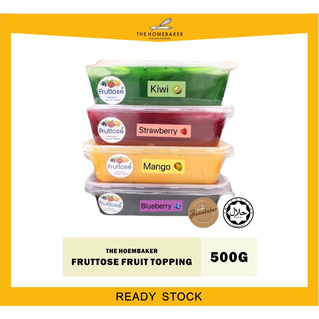 Fruttose Topping Blueberry/ Strawberry / Mango / Kiwi / Fruit Filling/ Fruit Jam/ Fruit Spread ...