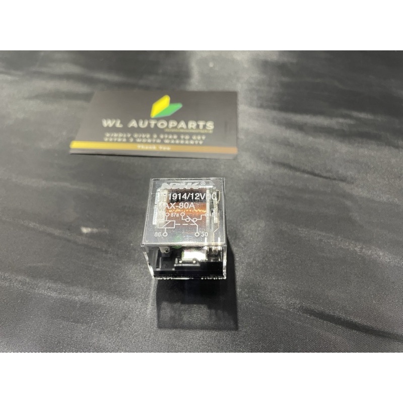 12v Relay 5pin transparent for automotive car a/con high speed fan ...