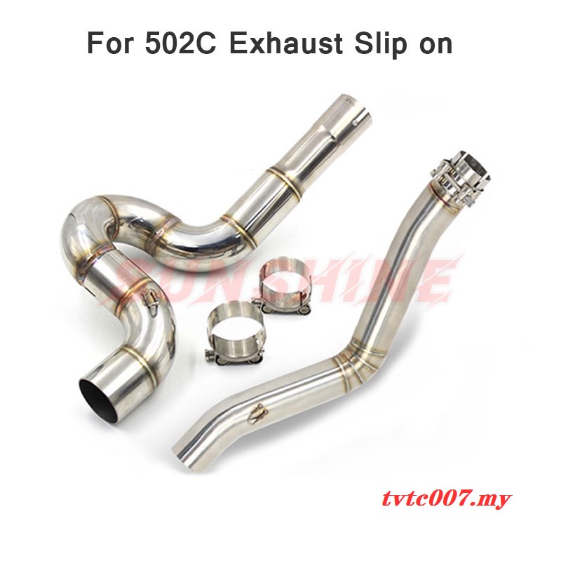 007MOTO For Benelli 502C 502 C 502X Exhaust Middle Pipe Motorcycle ...