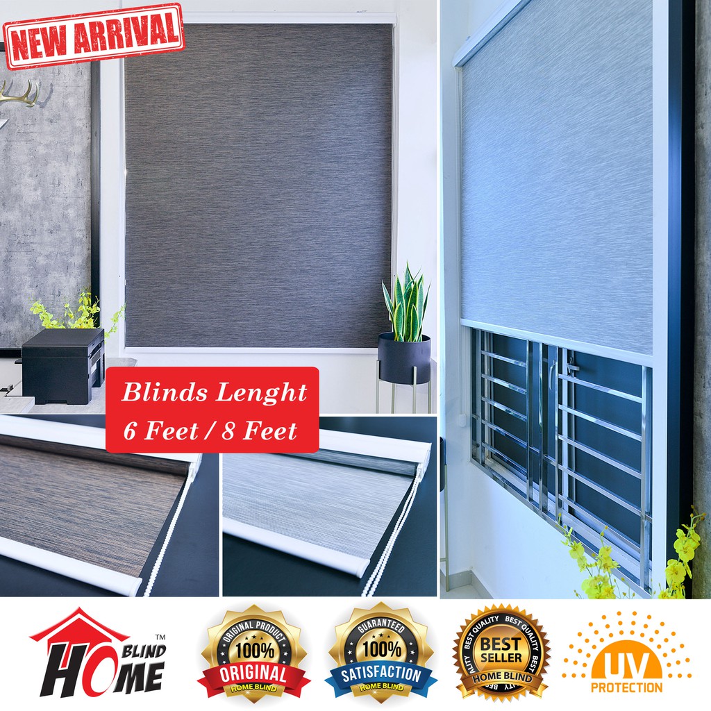 [HOMEBLIND] Roller Blinds Imitation Linen / Langsir Bidai Tingkap ...