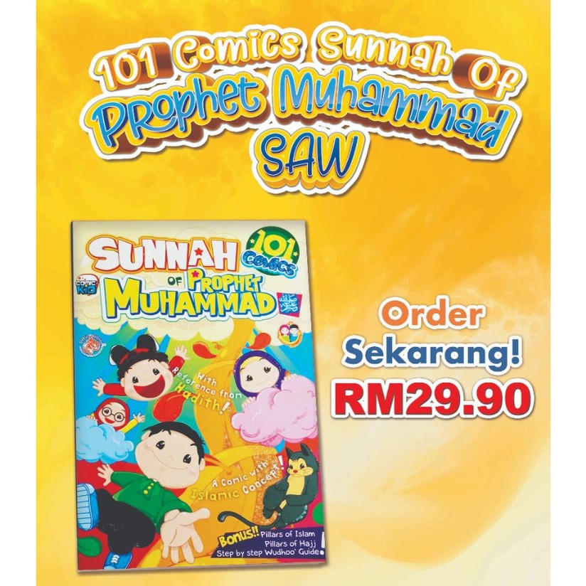 101 Comics Sunnah Of Prophet Muhammad SAW (Educational Books) 🔥Ready ...