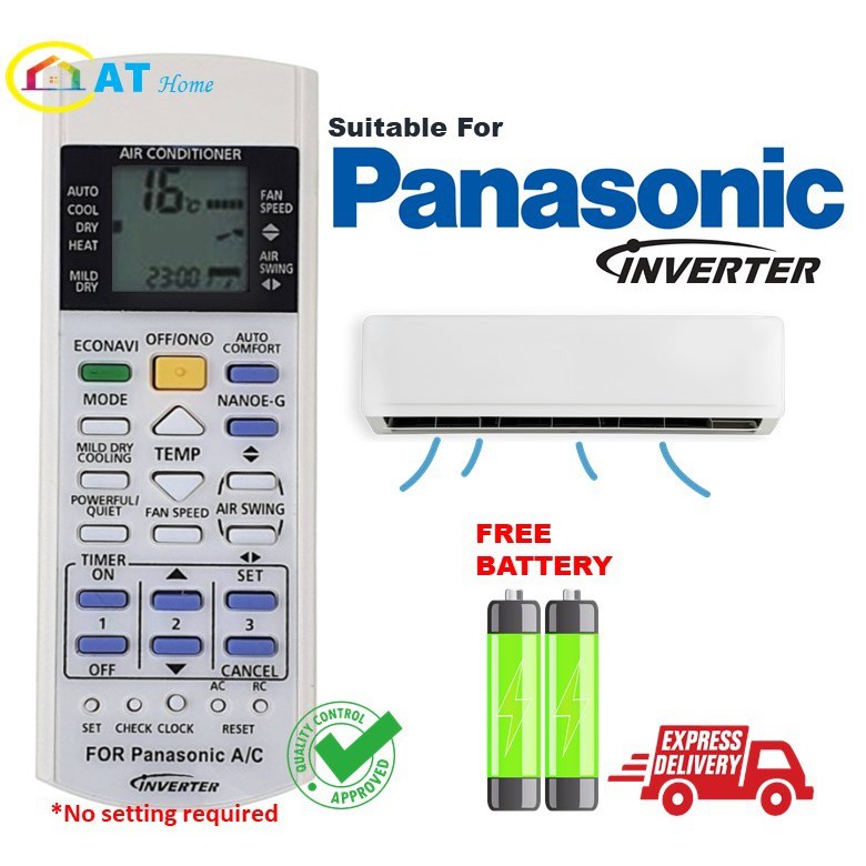 PANASONIC Replacement for Panasonic Inverter Aircond Remote Control ...