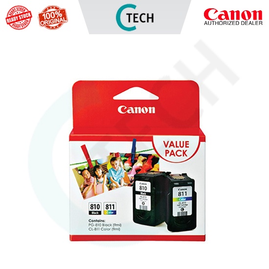Canon PG-810 + CL-811 Value Pack *iP2770, iP2772, MP237, MP258, MP268 ...