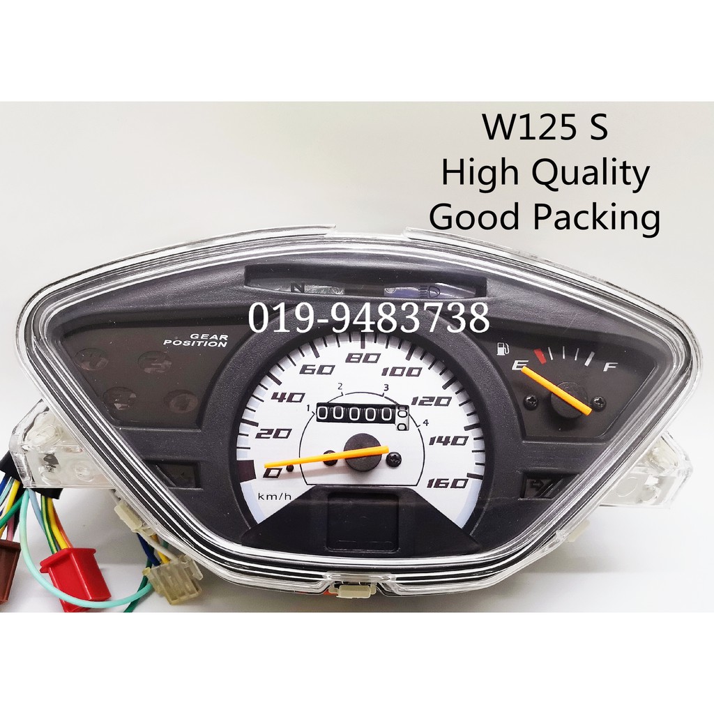 Meter Assy Honda W125-S Kick Speedometer W125S W125 Wave 125S 125 S Engkor Starter Complete Set ...