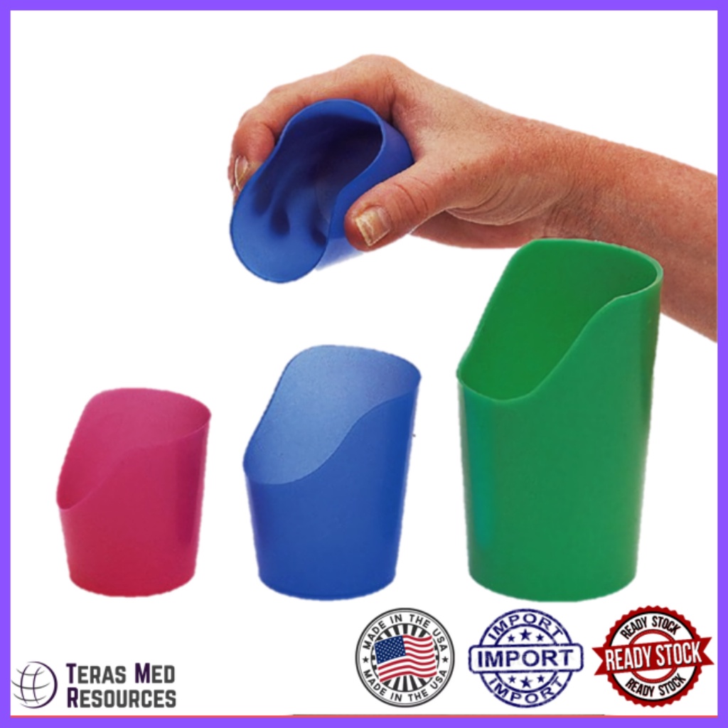 FLEXI-CUT CUP FLEXIBLE SQUEEZE FOR EASE DRINK AID DYSPHAGIA SPECIAL ...
