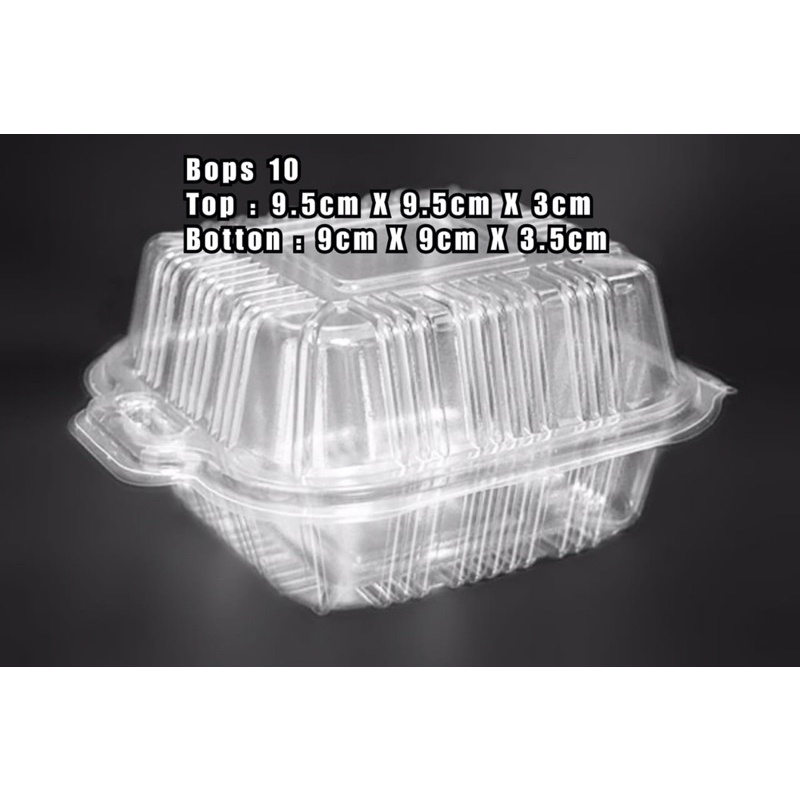 OPS Plastic Container / Bekas Kuih | Shopee Malaysia