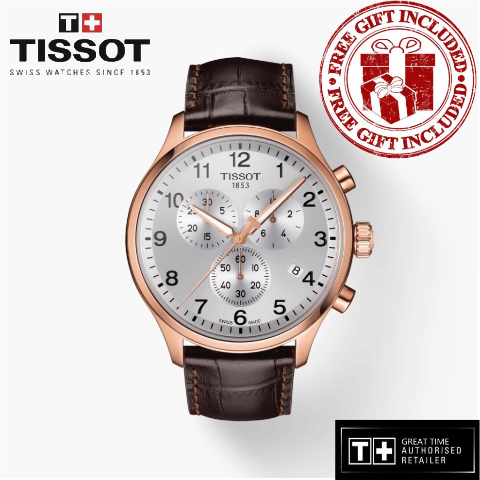 Tissot T116.617.36.037.00 Gent's Chrono XL Classic Leather Watch ...