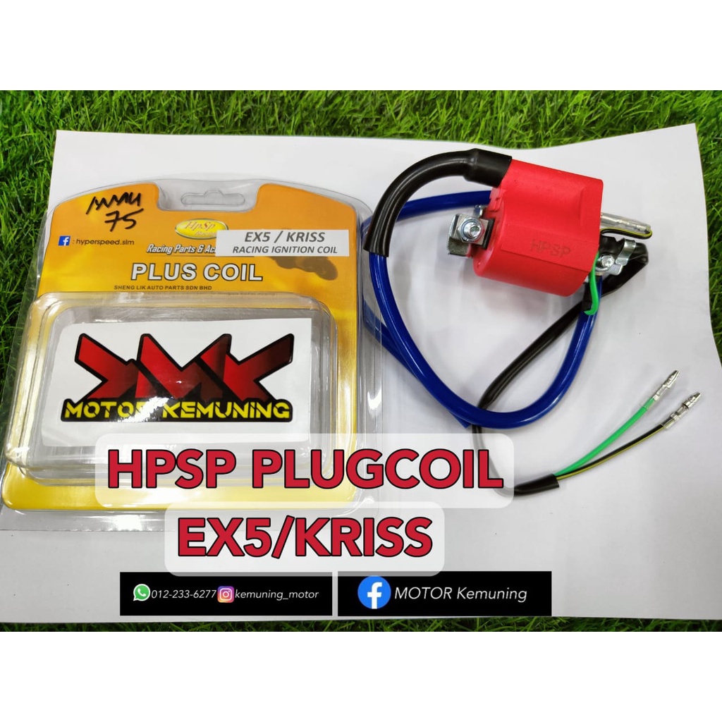 HPSP RACING PLUG COIL EX5 / KRISS | Shopee Malaysia