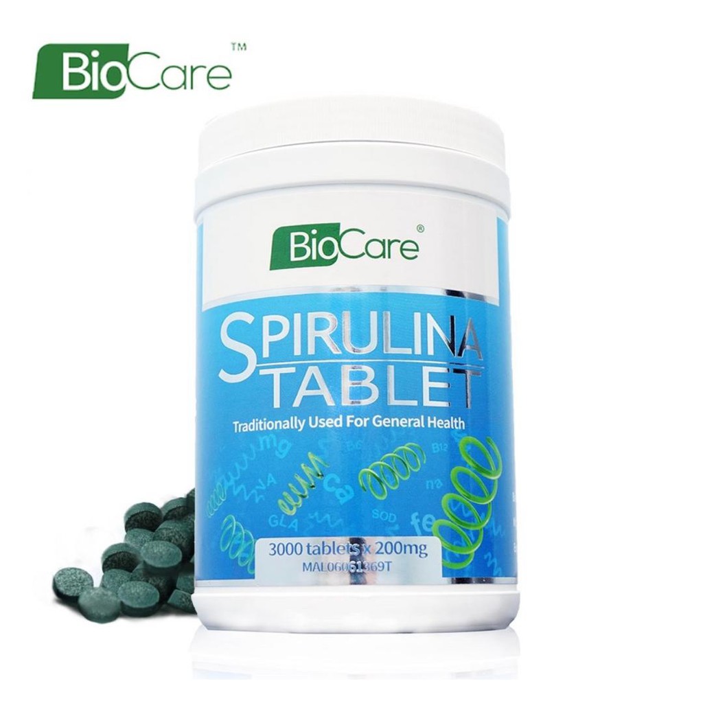 1 x 3000's Biocare Spirulina Tablet | Shopee Malaysia