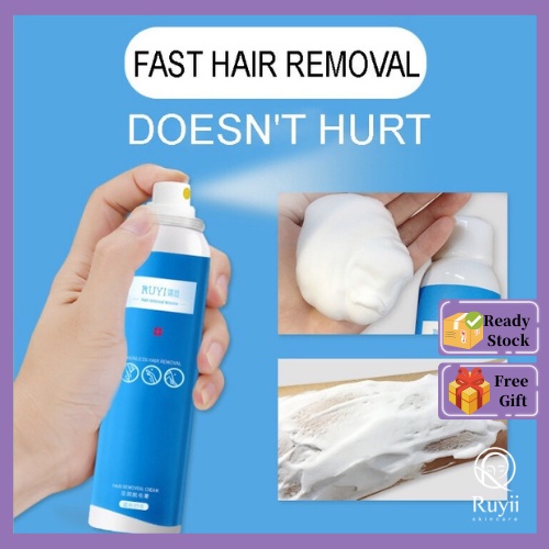 RUYII Permanent Hair Removal Spray Private Parts 脫毛膏除毛膏私密处 Armpit ...