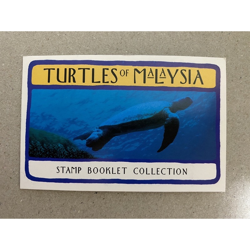 {JK} Malaysia 1995 - Marine Life Sea Turtles Stamps Booklet MNH (Rare ...