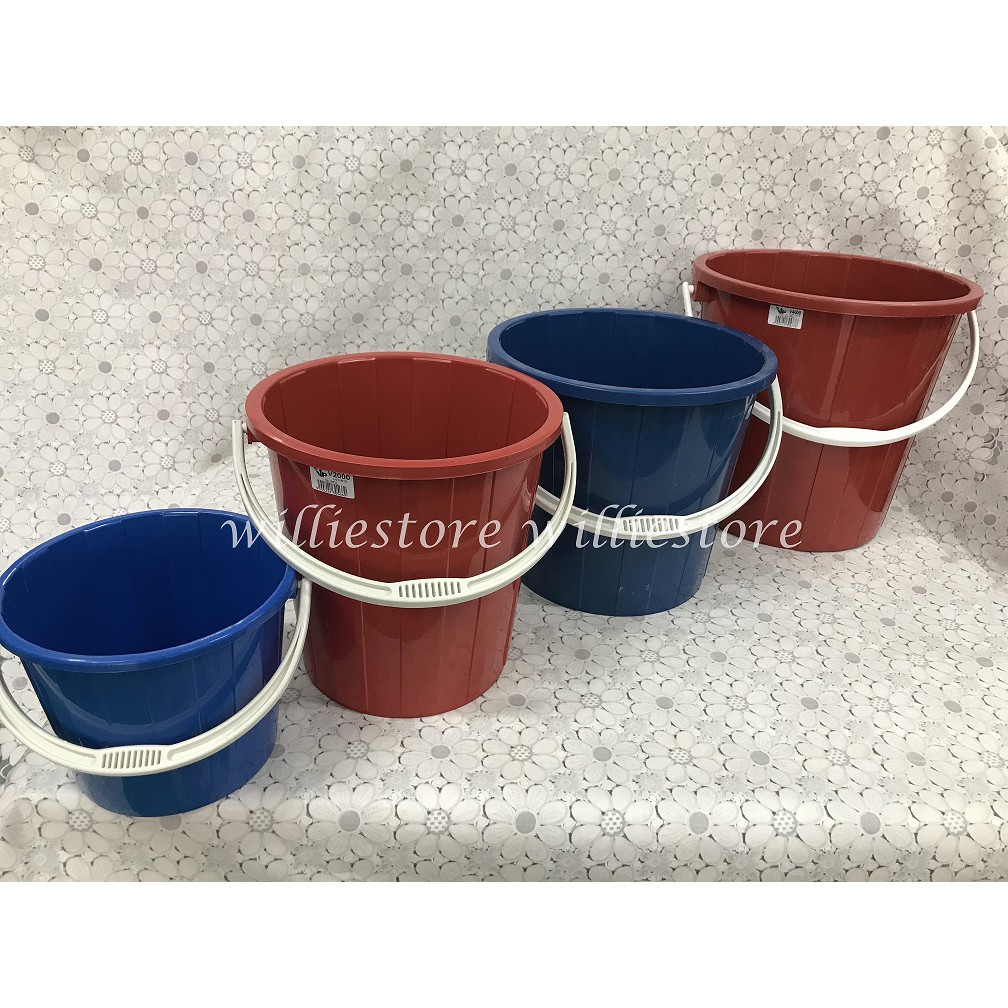 RAYACO Plastic Pail Bekas Plastik/Bucket / Pail / Baldi / Basket 1/2/3 ...
