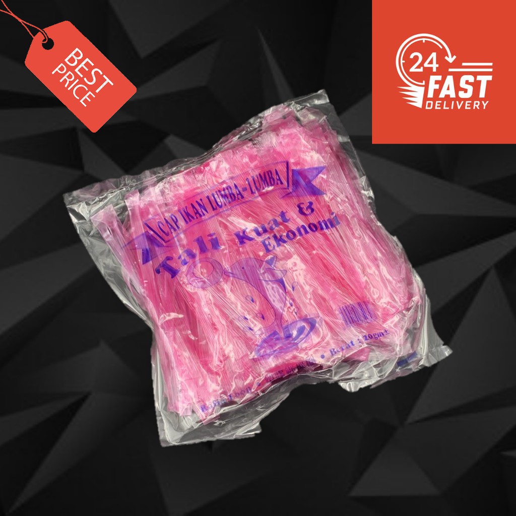 Tali Rafia "O" ikat air Bungkus/ CAP IKAN LUMBA-LUMBA/RAFIA LOOP- 20GM ...