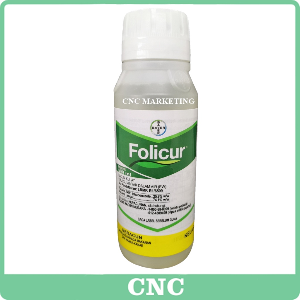 500ML Folicur Bayer Tebuconazole 25.9% Racun Kulat Kuat Azole Cili ...