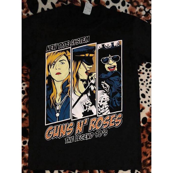 NTS GUNS N ROSES Animated Original New Type System T-Shirt | Shopee ...