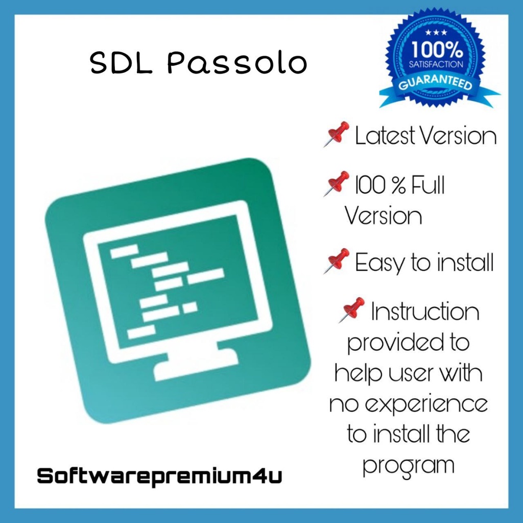 SDL Passolo 2018 🔥【Full Version】🔥 | Shopee Malaysia