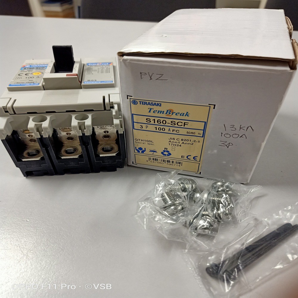 TERASAKI S160-SCF 100A 3P MCCB | Shopee Malaysia