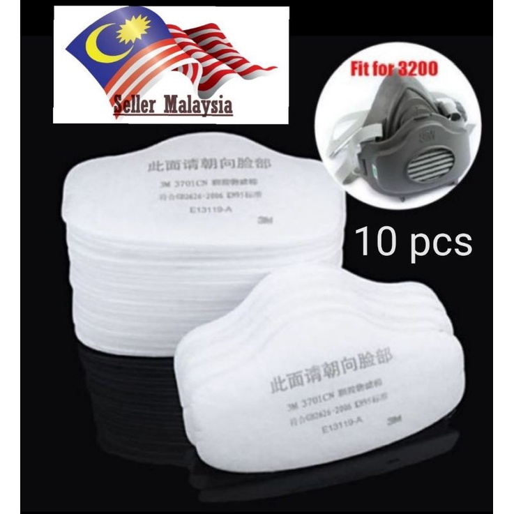 (SELLER MALAYSIA) Set Penuh Penutup Hidung 3M Half Face Mask Respirator ...