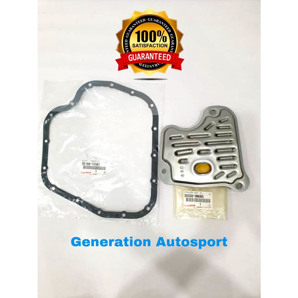 Toyota Altis Auto Filter 35330-0W080 with Gasket 35168-12091 Genuine ...