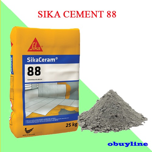 SIKA CERAM 88 CEMENT GUM 25KG / SIMEN GUM / For Laying Tiles / Tiles ...