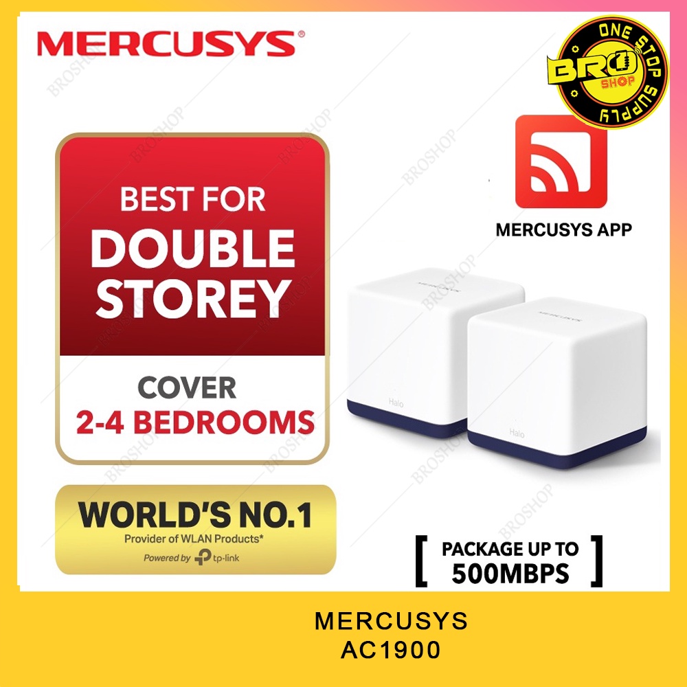 Mercusys AC1900 Gigabit Mesh Dual Bnad WiFi Router System Support Unifi ...