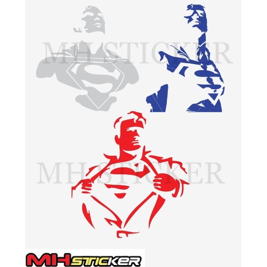 Superman Vinyl Cutting Stickers (Car / Window) | Shopee Malaysia