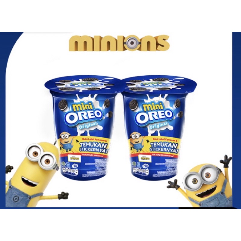 Oreo MINION SERIES Biscuit OREO MINIONS STICKER SERIES MINION DISNEY ...