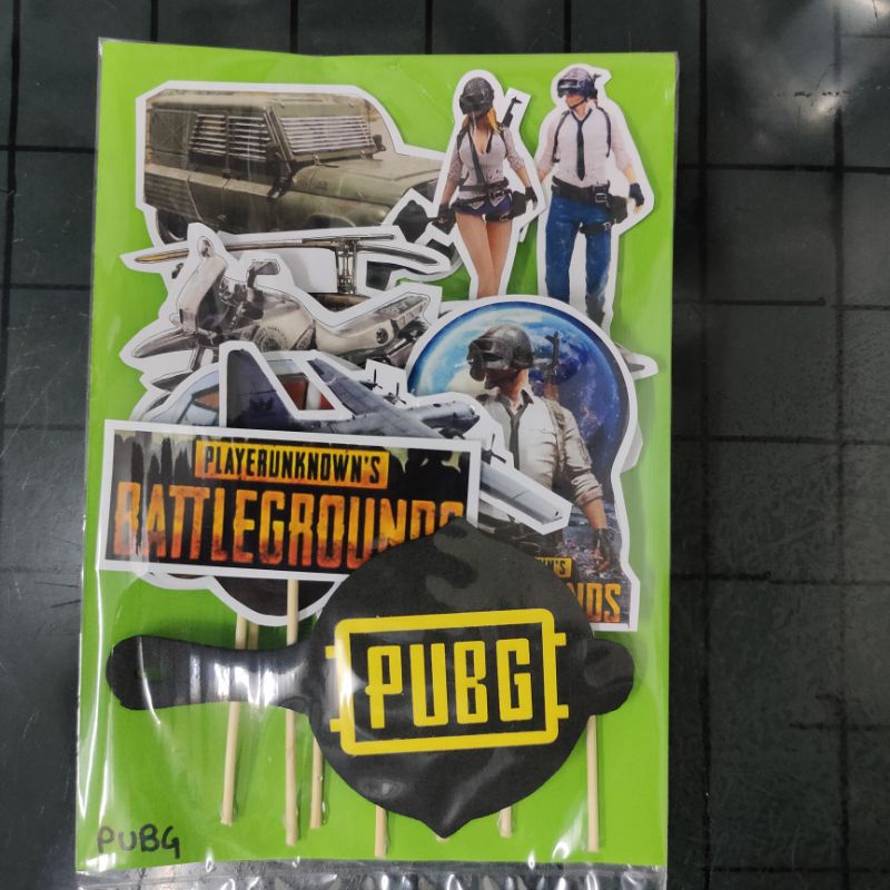 pubg pupG players underground saucepan cake topper (1set) | Shopee Malaysia