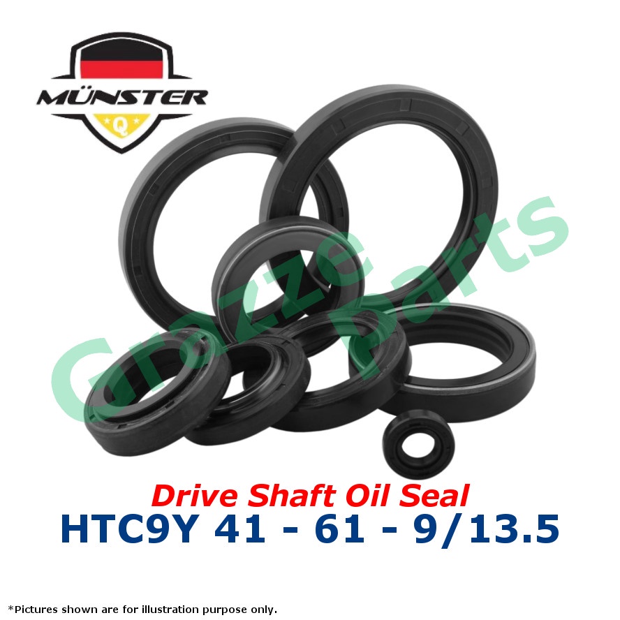 Münster (FKM) Drive Shaft Oil Seal Proton Gen2 Waja Campro Saga BLM ...