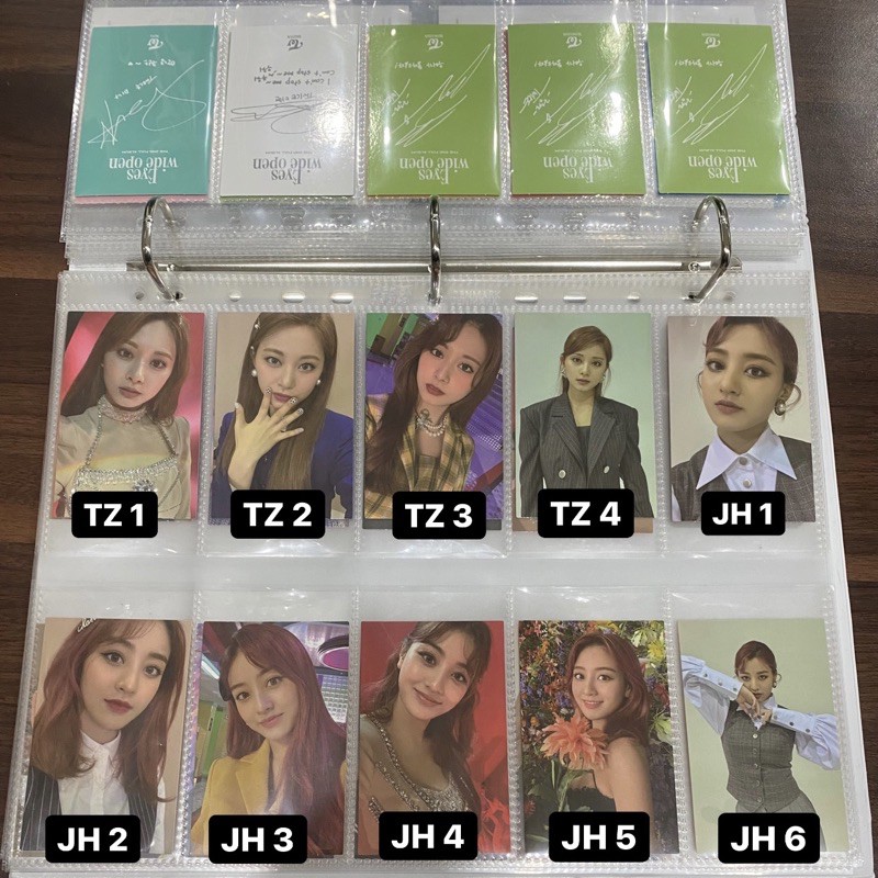 Twice EWO EYES WIDE OPEN TZUYU JIHYO PHOTOCARD PC | Shopee Malaysia