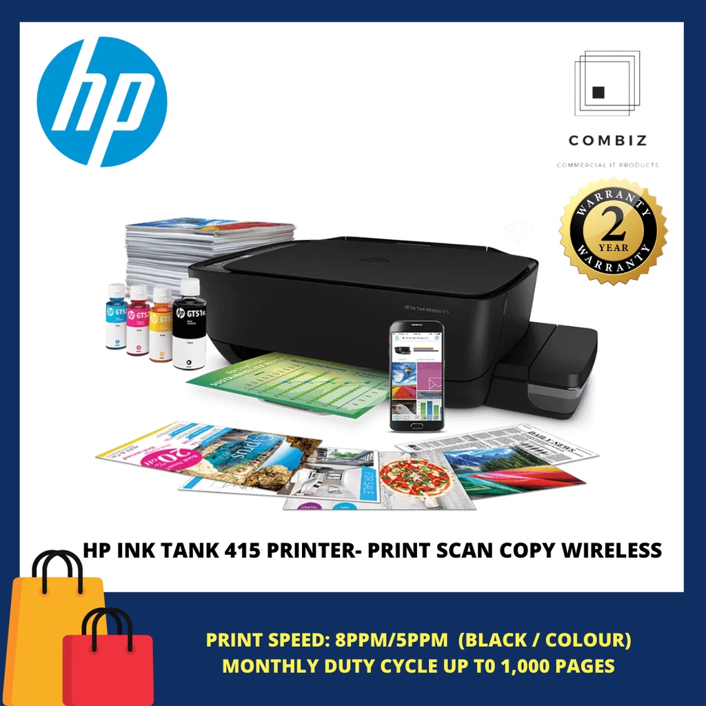 HP Ink Tank Wireless 415 - Print Scan Copy Wireless ( PRE ORDER ...