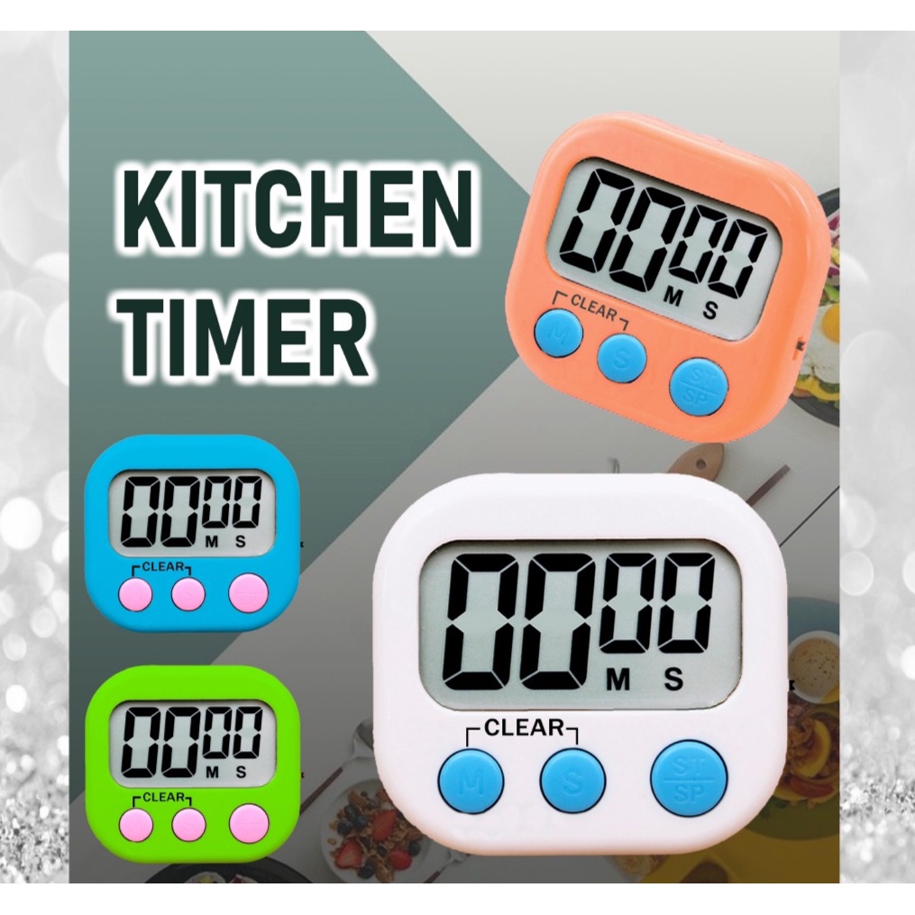 🌟READY STOCK🌟KITCHEN TIMER ELECTRONIC MAGNETIC DIGITAL COOKING TIMER ...