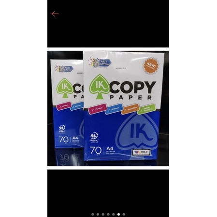 ORIGINAL IK Copy Photocopy Paper A4 Size (500 Sheets) IK A4 Paper ...