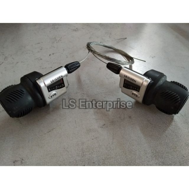 Bicycle Speed Shifter Handle Gear Meter 3x6 Saiguan | Shopee Malaysia