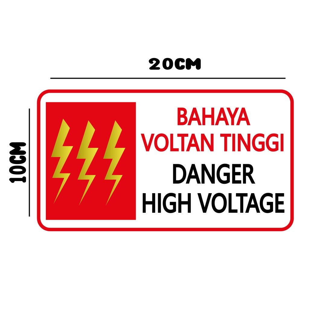 Dangerous High Voltage Sign Sticker /PVC Sticker For Wall,Window ...