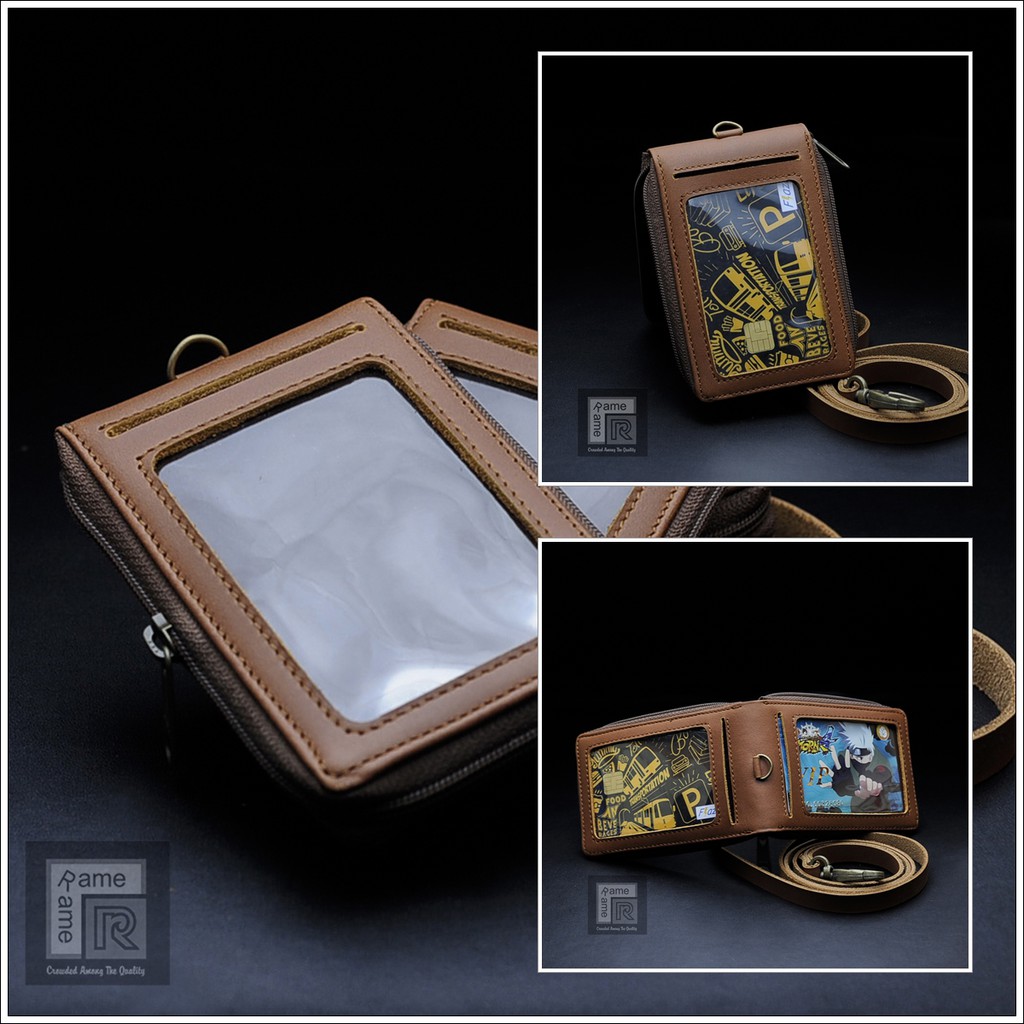 Id Card Holder Name Tag Coin Wallet Card Wallet | Shopee Malaysia